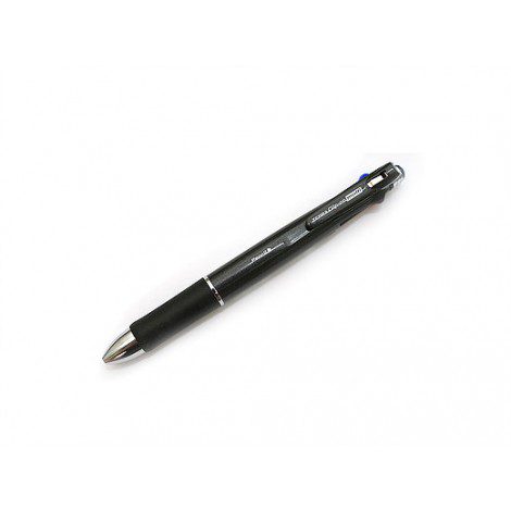 PLUMA DE 4 TINTAS Y LAPIZ. PLUMA CUERPO ESBELTO, GRIP ACOLCHADO NEGRO ...